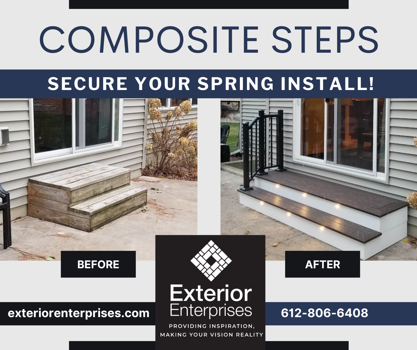 5 Reasons to Add Composite Steps - Exterior Enterprises